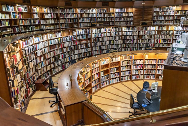 First Circular Library of Spain. Books and More Books Editorial Photo ...