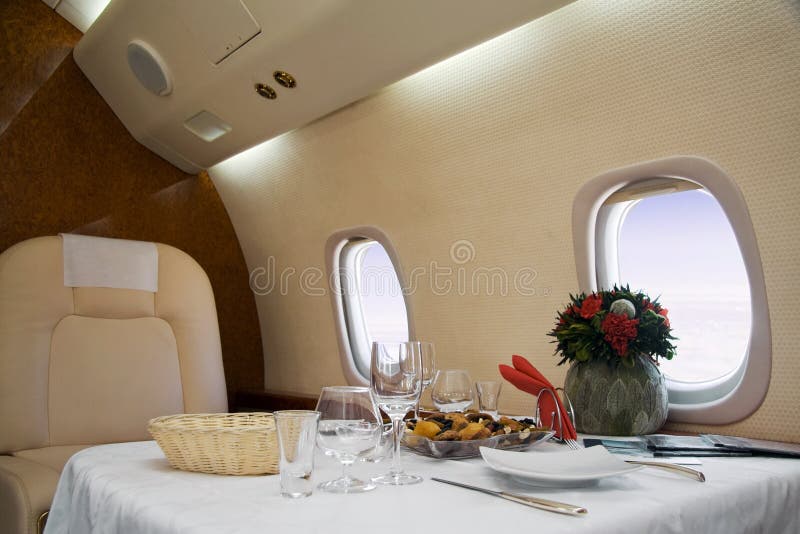 First Class stock photo. Image of table, luxurious, pass - 6845252