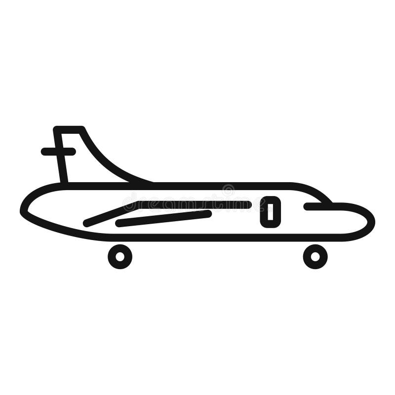 First Class Airplane Travel Icon Outline Vector. Window Interior Stock ...