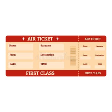 First Class Ticket Stock Illustrations – 703 First Class Ticket Stock ...