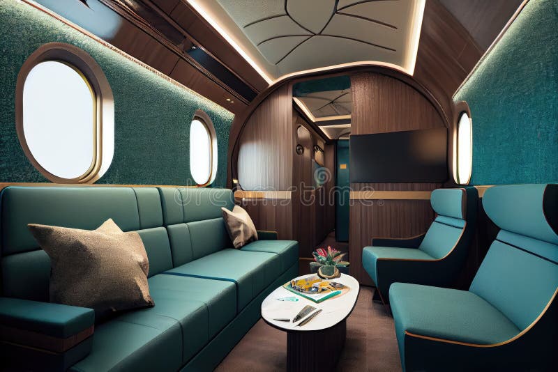 First-class Lounge with High-quality Amenities and Plush Seating for ...