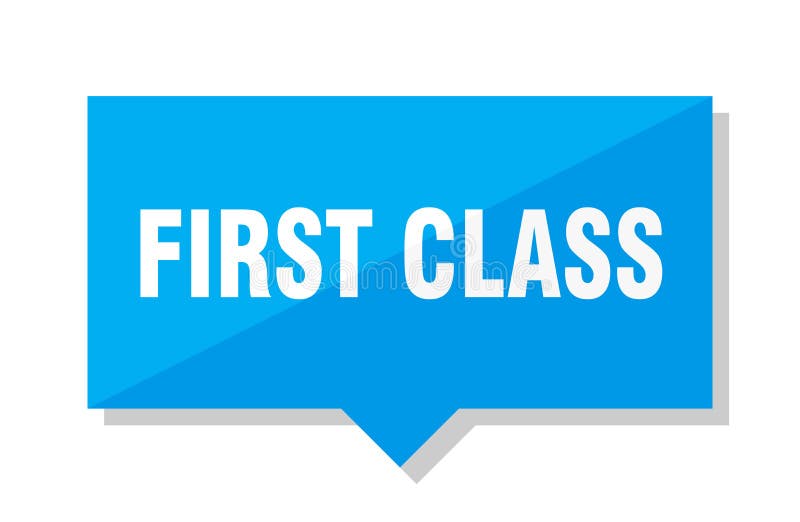 First class stamp stock vector. Illustration of round - 136894675