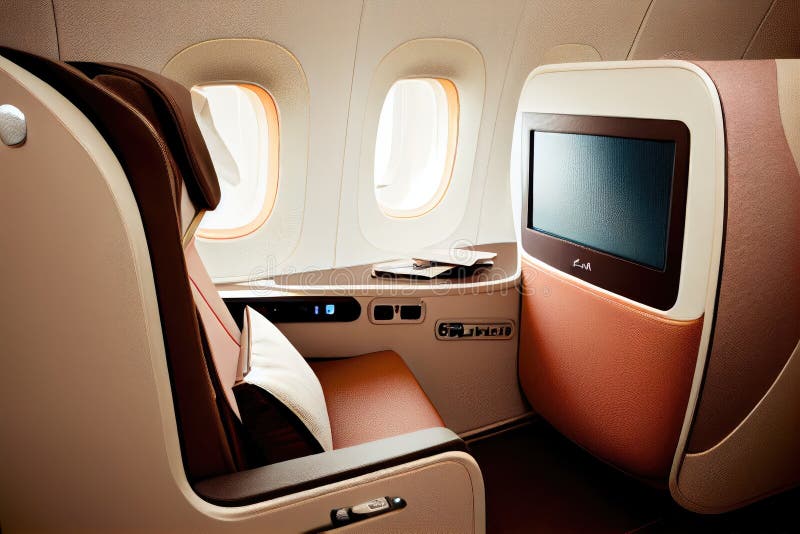 First-class Seat, with Plush Leather and Extra Legroom, at the Front of ...