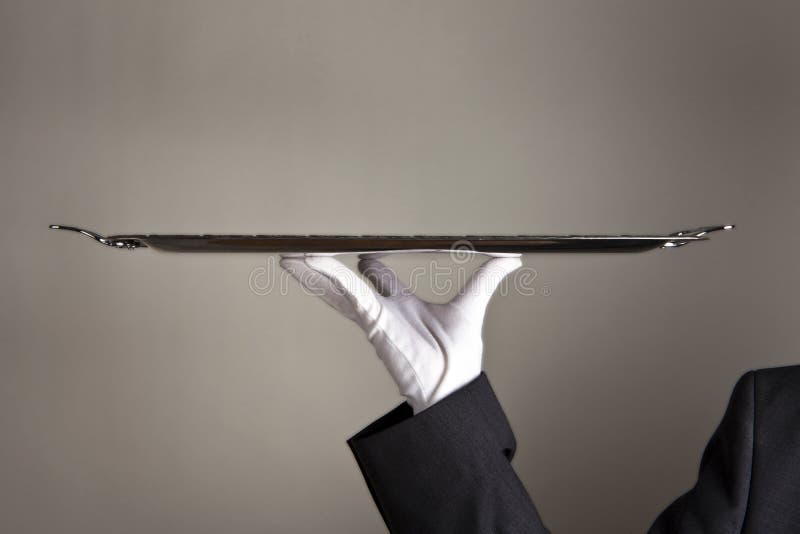 First class service stock image. Image of hand, dinner - 21750569