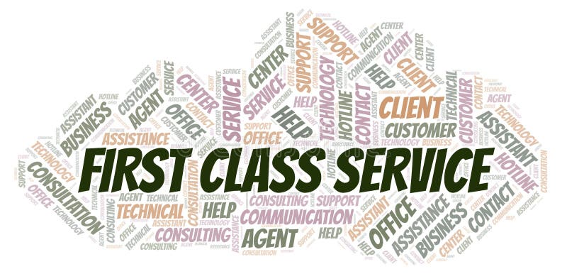 Customer First word cloud. stock illustration. Illustration of ...