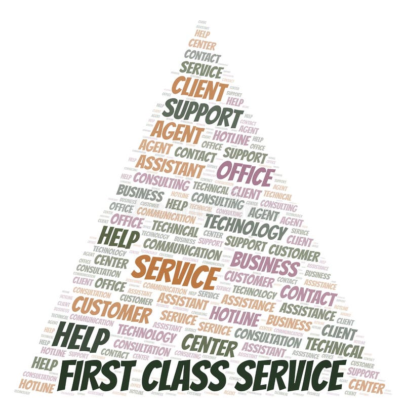 Customer First word cloud. stock illustration. Illustration of ...