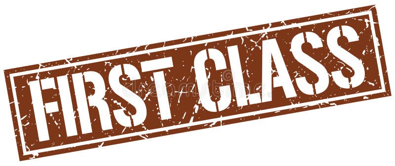 First class stamp stock vector. Illustration of vector - 120406867