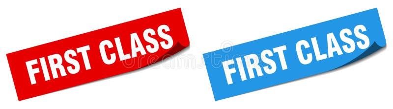 First class stamp stock vector. Illustration of round - 136894675