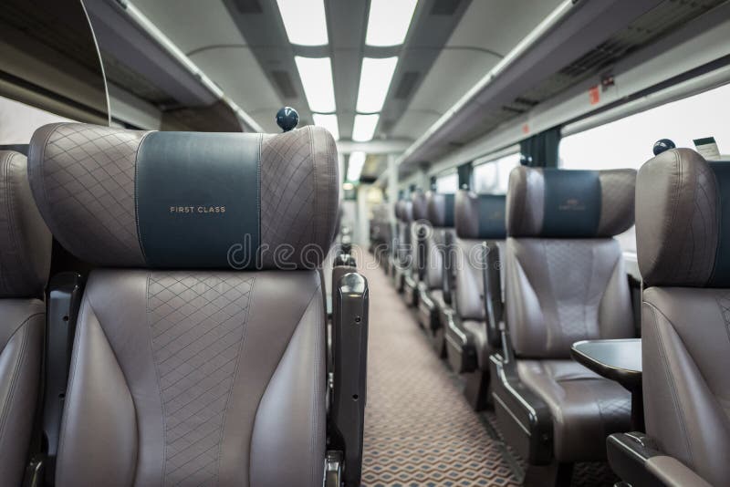 First Class Train Carriage stock image. Image of class - 86188091