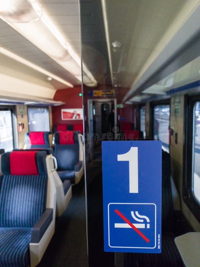 The First Class of the Train Editorial Photography - Image of seat ...