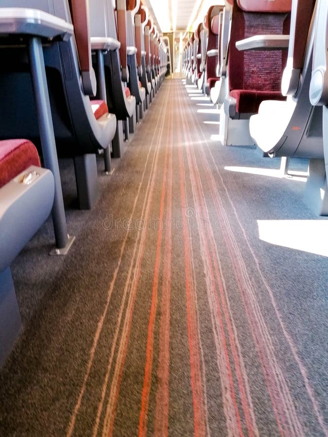 First Class Train Seating stock photo. Image of railway - 183791278