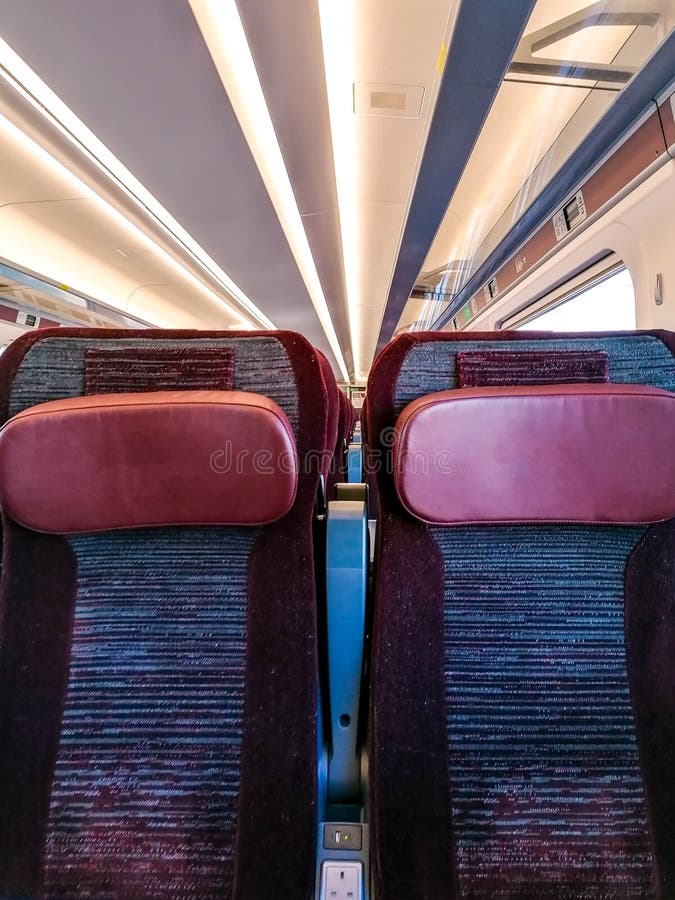 First Class Train Seating stock image. Image of holiday - 183755727