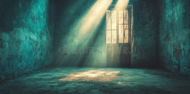 The First Commandment is Symbolized by a Beam of Divine Light Stock ...