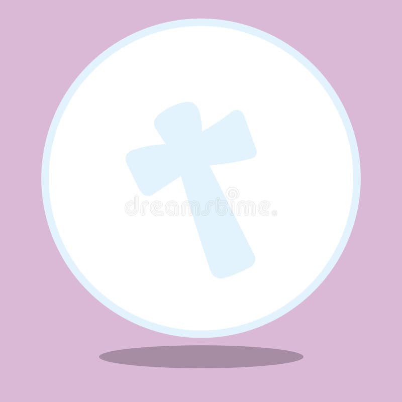 First Communication White Cross 06 Stock Vector - Illustration of ...