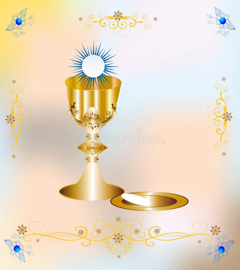 First Holy comunion stock vector. Illustration of icon - 4787569