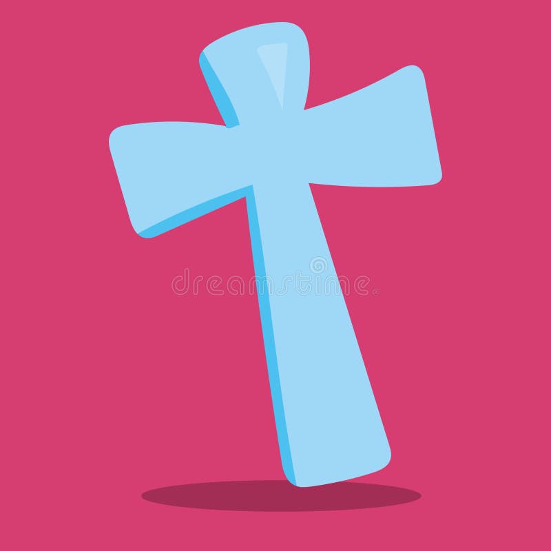 First Communion Blue Cross 09 Stock Vector - Illustration of communion ...