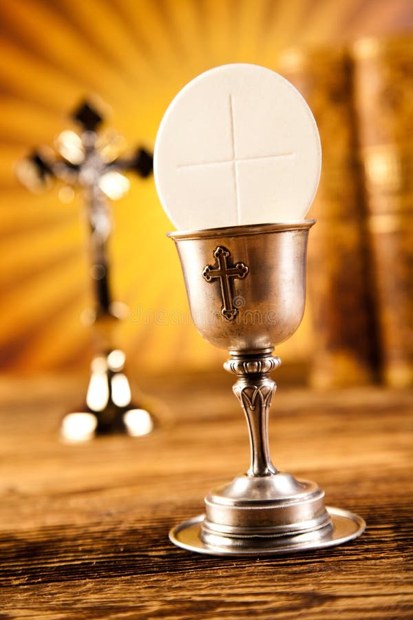 Holy of Communion, Bright Background, Saturated Concept Stock Photo ...