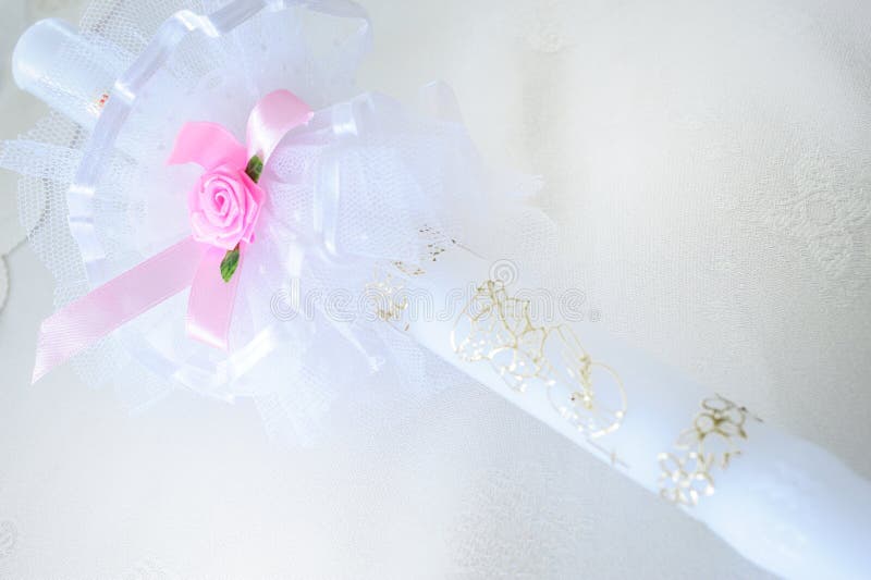 First communion candle stock photo. Image of ceremony - 31491802