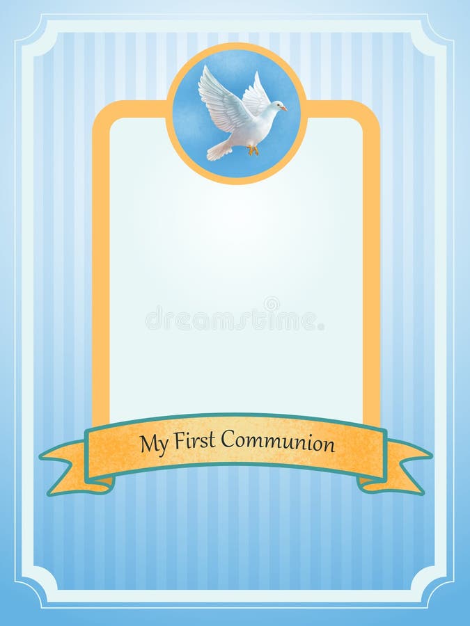 First Communion Banner Templates