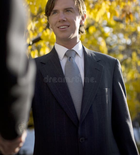 First contact stock image. Image of autumn, businessman - 3456373