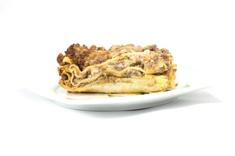 First course stock image. Image of pasta, meat, baked - 38683657