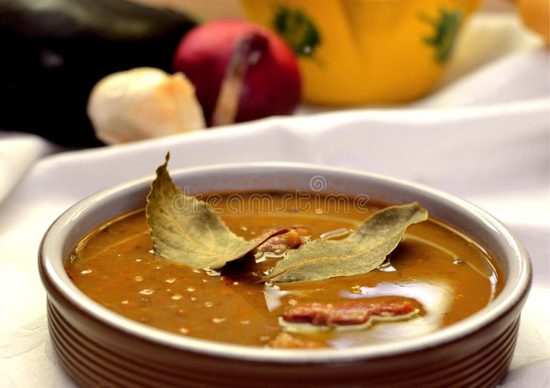 First course stock photo. Image of plate, food, laiurel - 60608504