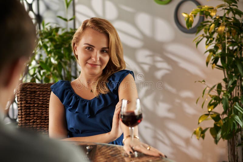 First date stock image. Image of boyfriend, restaurant - 62833175