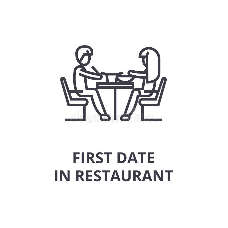 First date stock illustration. Illustration of dinner - 33607002