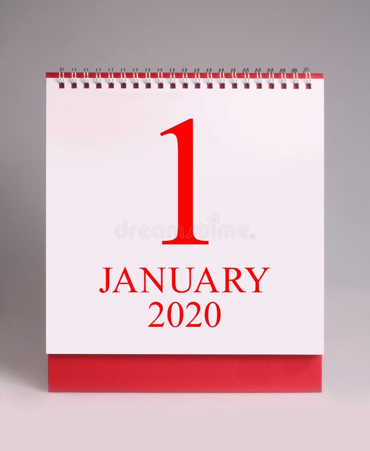 The First Day of January 2020 Stock Photo - Image of date, 2020: 156684096