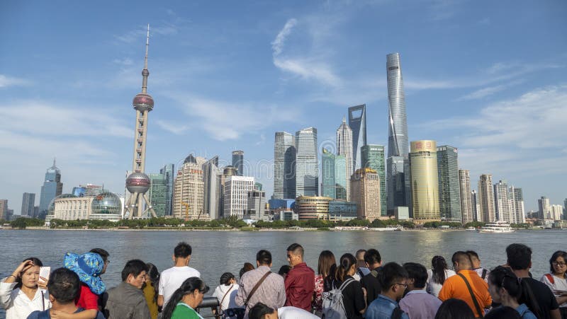 First Day of the Long Holidays in Shanghai on October 1st, the ...
