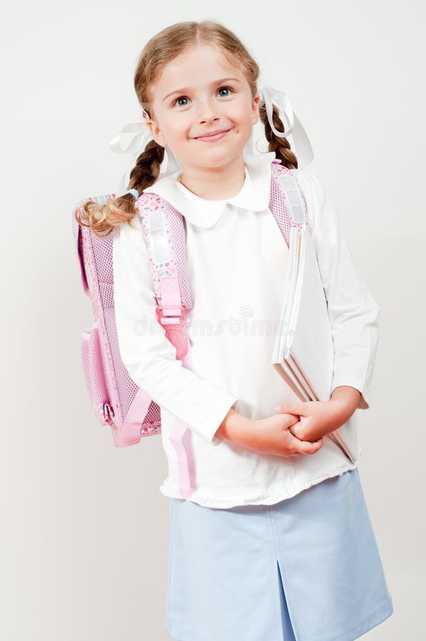 First day at school stock image. Image of student, uniform - 15349469