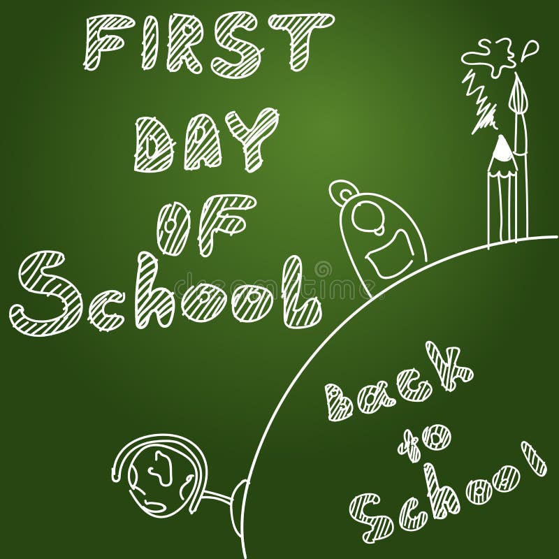 First Day Preschool Stock Illustrations – 1,023 First Day Preschool ...