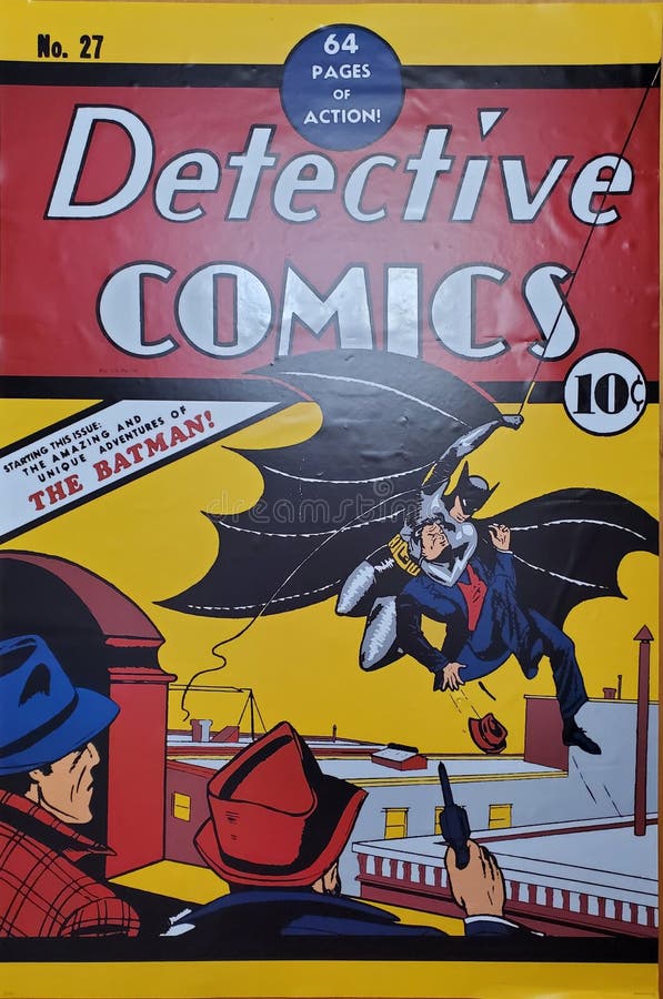 First DC Batman editorial photo. Image of cartoon, poster - 220301111