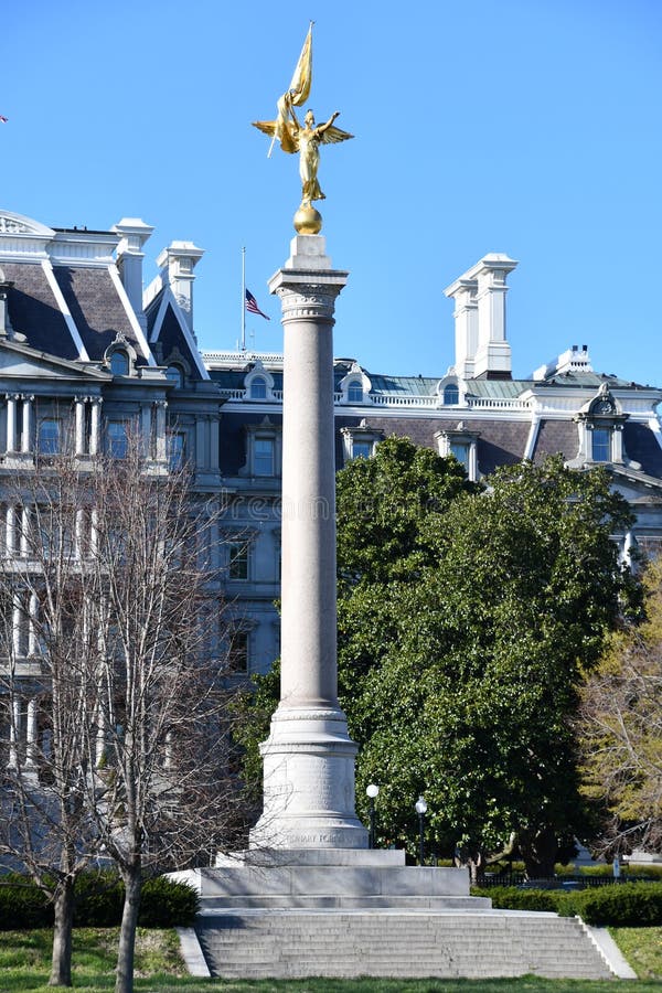 First Division Monument at Eisenhower Executive Office Building in ...