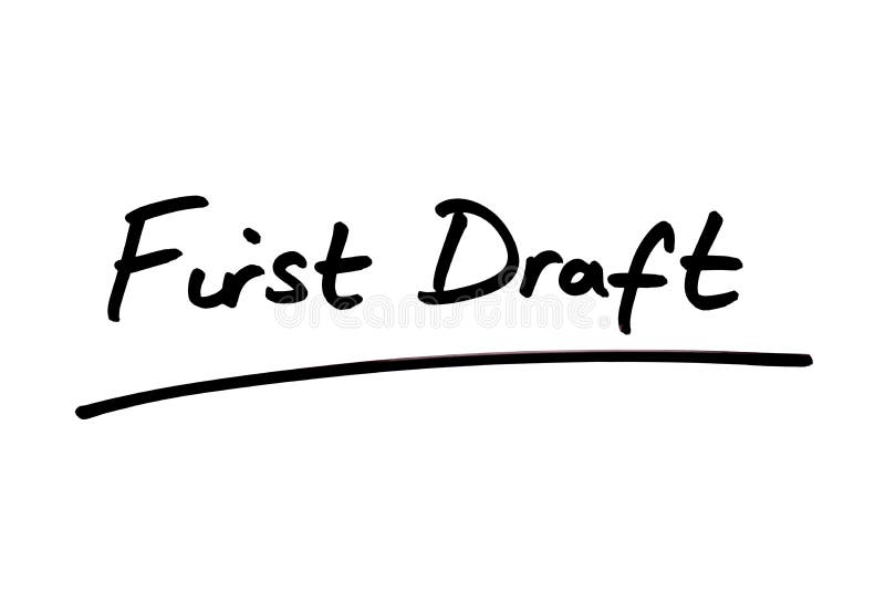 First Draft Stock Illustrations – 892 First Draft Stock Illustrations ...