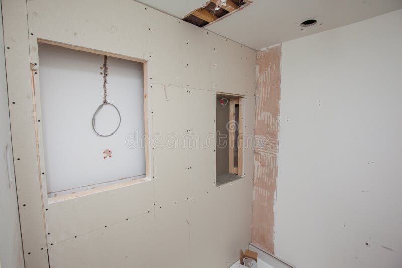 First fix stock image. Image of decorating, partition - 77752073