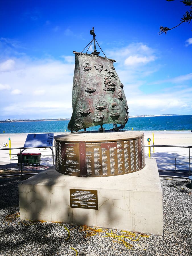 The First Fleet Monument or Bicentennial Monument Erected in 1988 ...