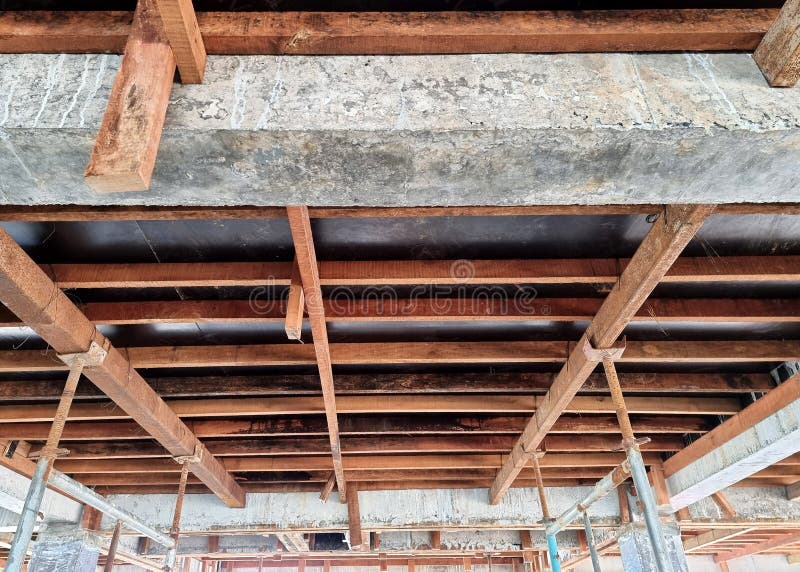 First-floor Slab Formwork for Control Building of the Substation Stock ...