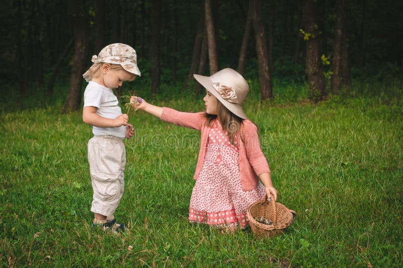 First flowers stock image. Image of flower, outdoor, happiness - 26600441