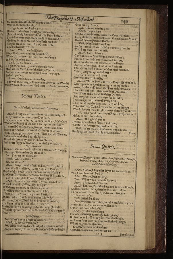 First Folio: The Tragedy Of Macbeth, P. 19 Picture. Image: 222384836