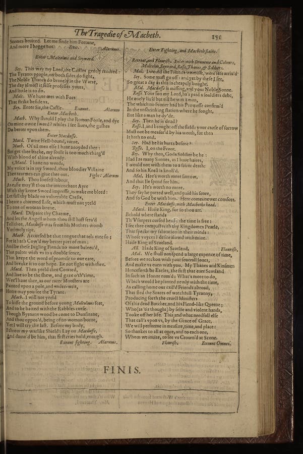 First Folio: The Tragedy Of Macbeth, P. 21 Picture. Image: 222384838