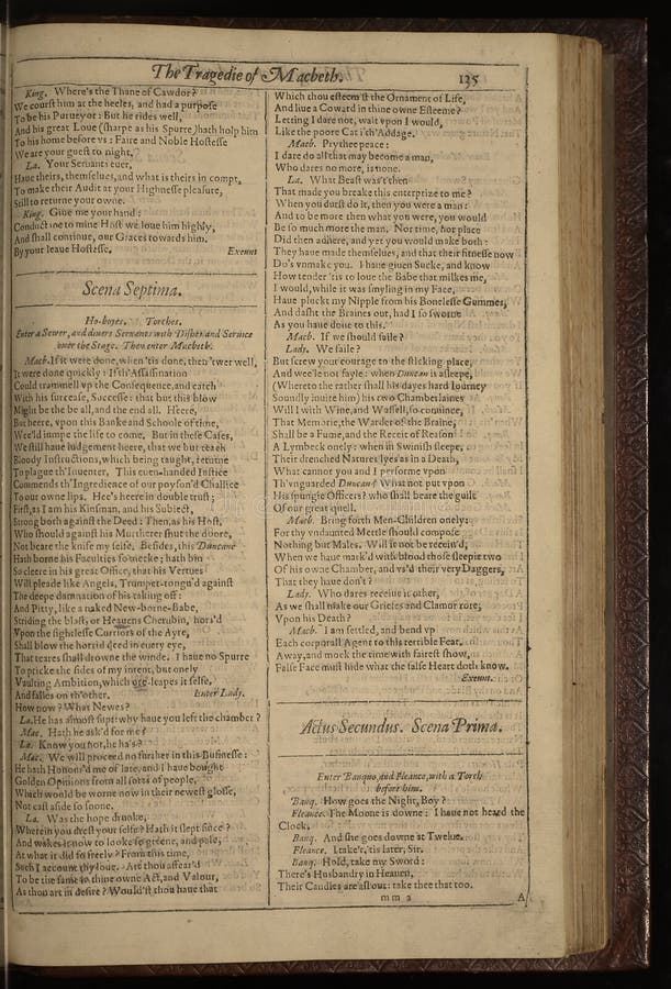 First Folio: The Tragedy Of Macbeth, P. 5 Picture. Image: 222410873