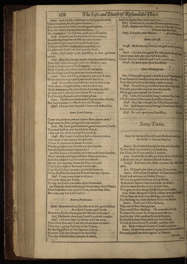 First Folio: The Tragedy Of Richard III, P. 16 Picture. Image: 222411043