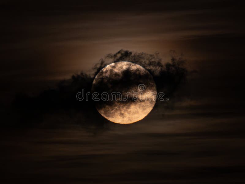 First Full Moon of the Year 2025 Stock Image - Image of wolf, full ...