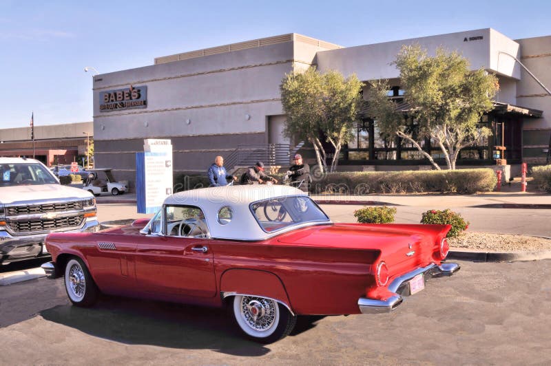First Generation Ford Thunderbird with Porthole Editorial Stock Image ...