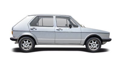 VW Golf First generation stock image. Image of side, auto - 57358249