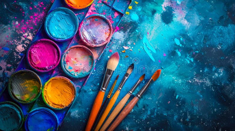 First Half of the Image is Empty, the Image is on the Second Background ...