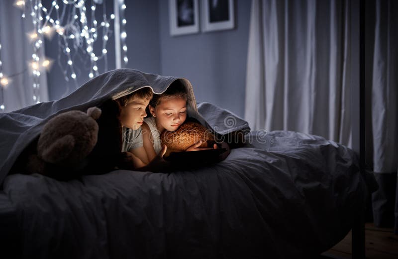 First we Have Fun, Then we Fall Asleep. Two Adorable Little Siblings ...
