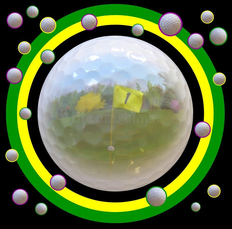 First hole stock illustration. Illustration of field - 19854112