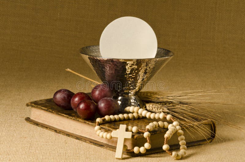 First Holy Communion stock image. Image of last, calice - 109842797